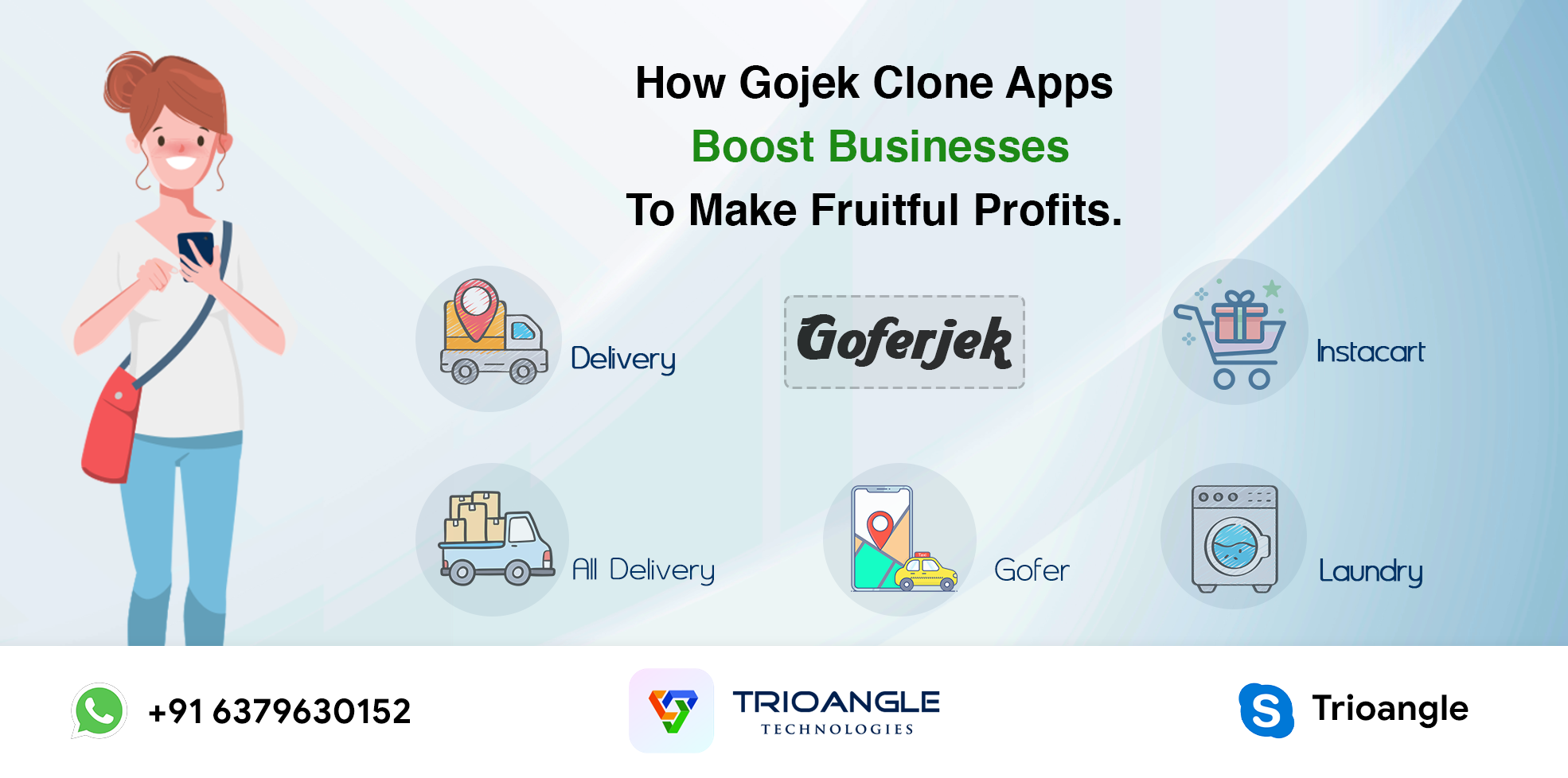 How Gojek Clone Apps Boost Businesses To Make Fruitful Profits - Trioangle Blog